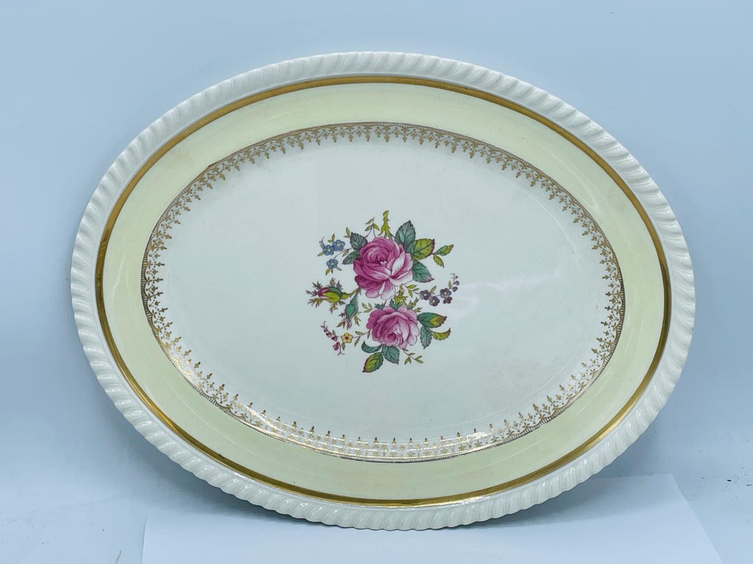 Johnson Bros England Windsor Ware Oval Serving Platter 12" X 9" RARE ...