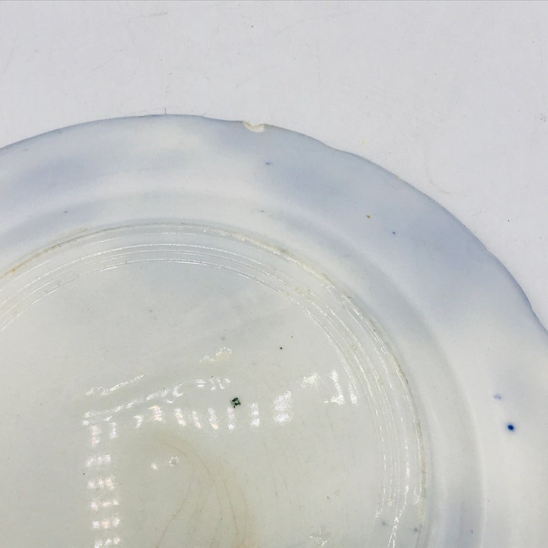 Antique John Maddock Sons Flow Blue virginia | Etsy