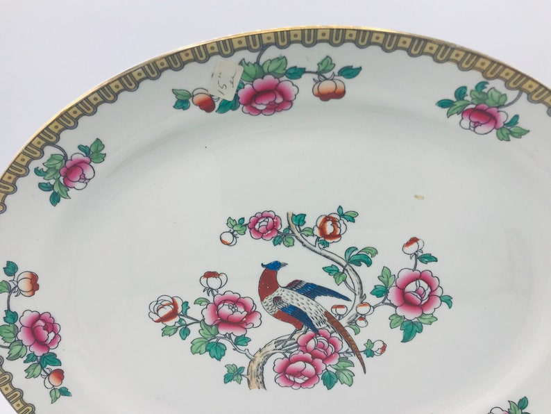 Antique F Winkle & Co Whieldon Ware Smooth "pheasant" 14.5" Platter ...