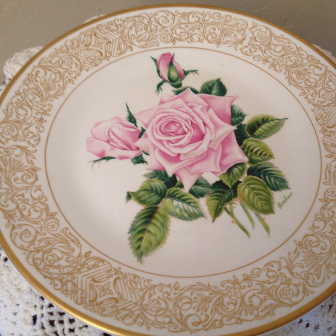 Vintage Decorative Plate Royal Highness Design Depicting the - Etsy