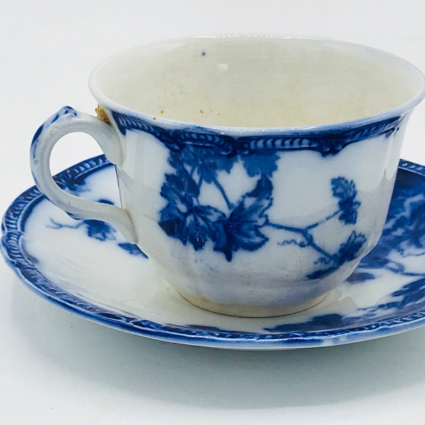 Flow Blue Tea Cup - Etsy