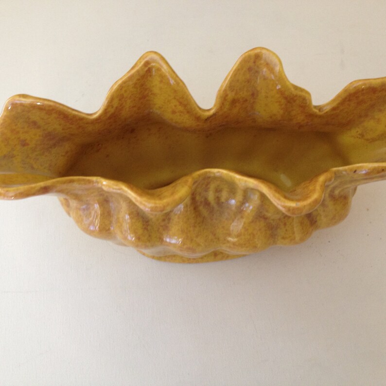 Vintage California Pottery Dark Yellow Planter or Vase | Etsy