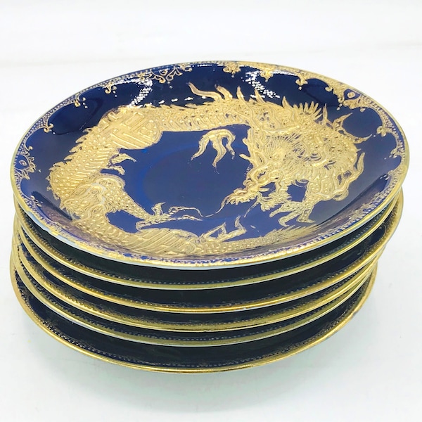 Japan Dragon Plates - Etsy