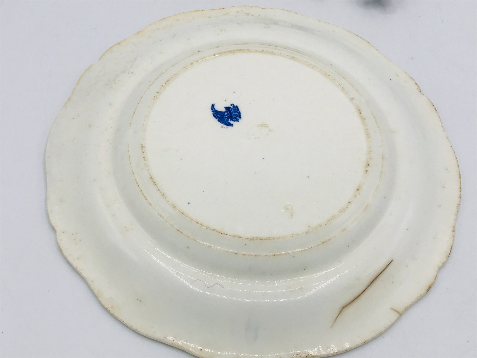 Rare Antique Robyn Defeats Flow Blue Plate Copeland- Old Mark 1894 ...