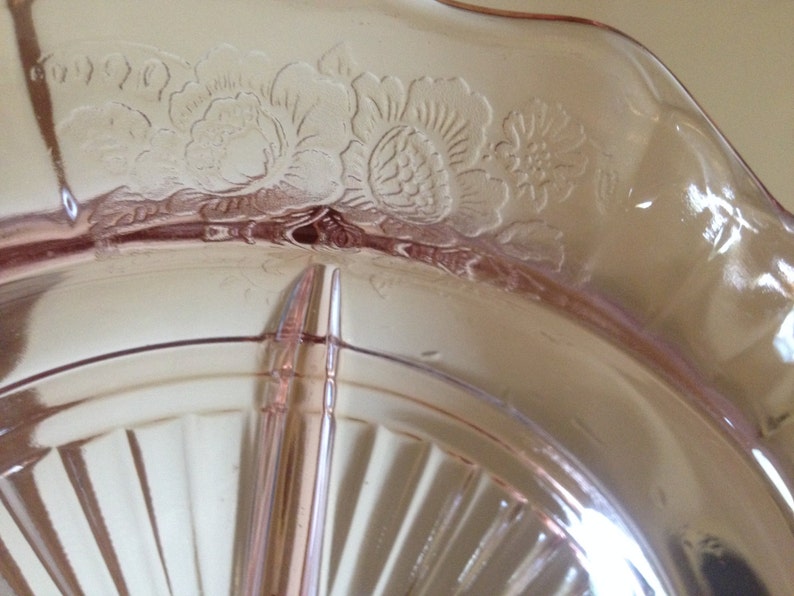 Elegant Pink mayfair Open Rose Pattern Depression - Etsy