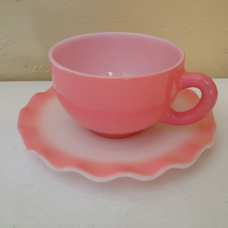 Hazel Atlas Pink - Etsy