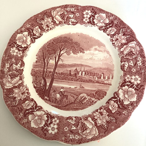 Red Transferware - Etsy