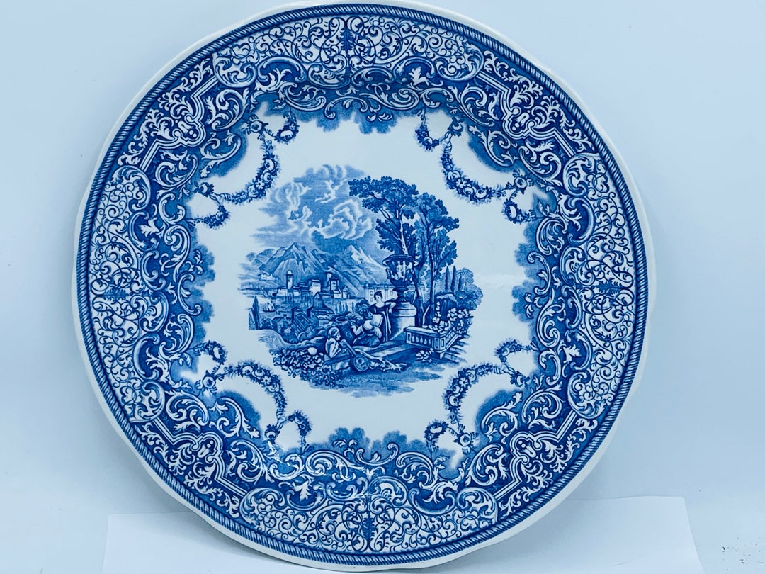 Vintage Spode Blue Room Collection continental Views Dinner Plate-mint Condition 10.5 - Etsy