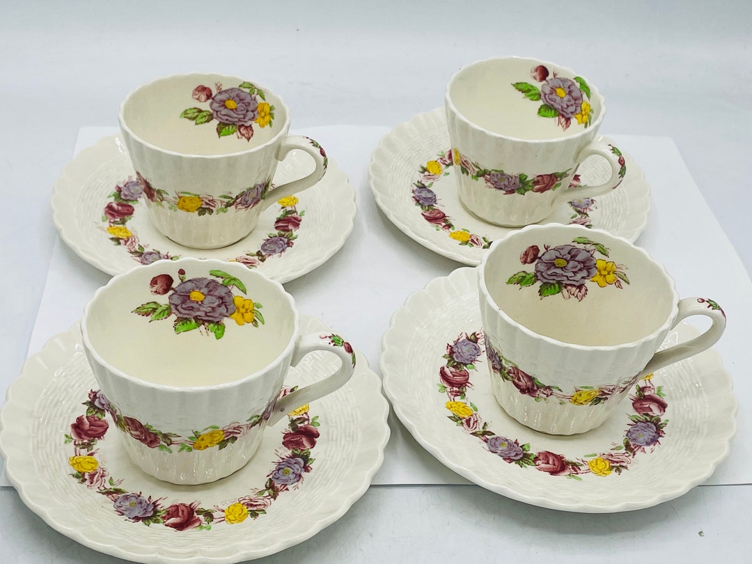 Vintage 1930's Copeland Spode Rose Briar Espresso Demitasse Cup and ...