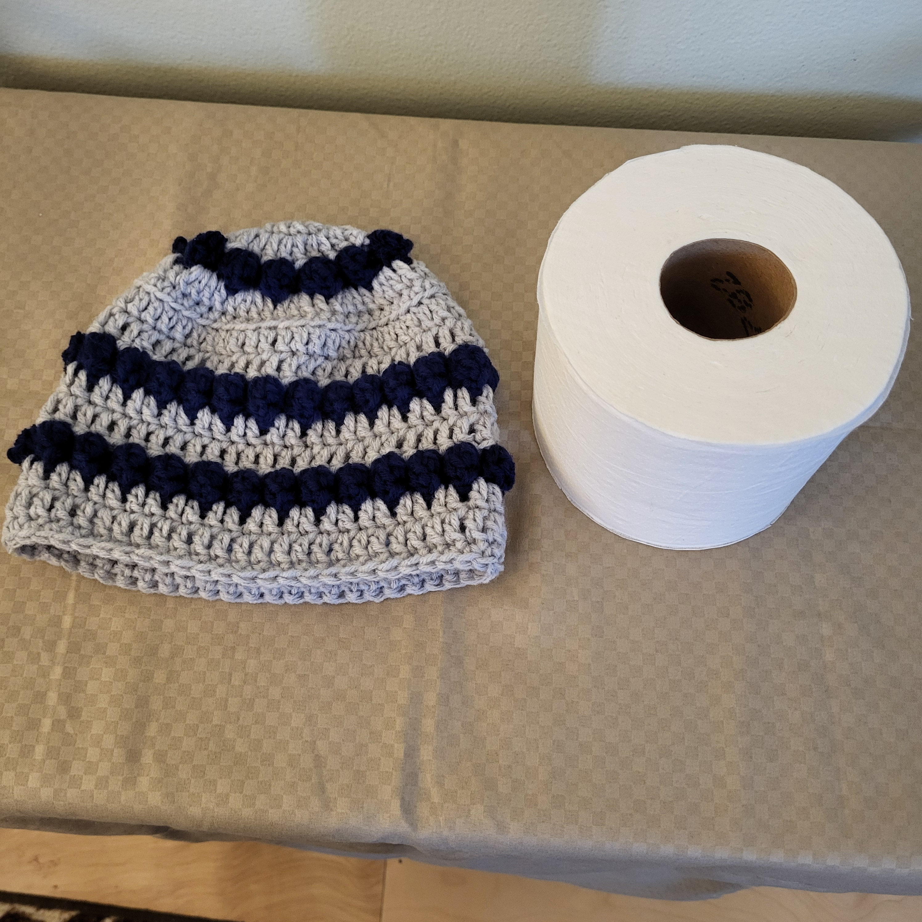 Grey Popcorn Toilet Paper Cover - Etsy