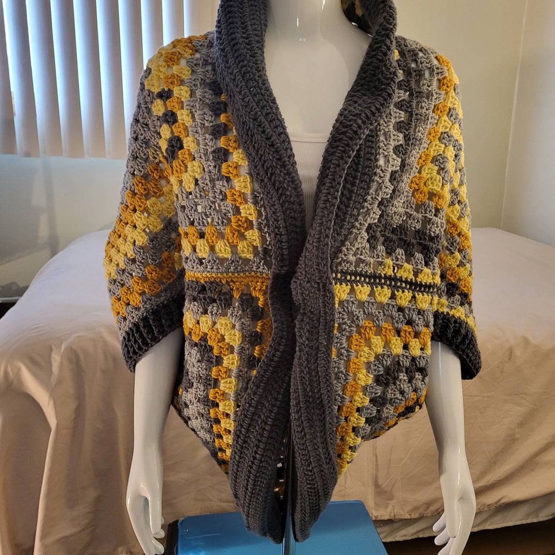 Serenity Granny Square Shrug - Etsy
