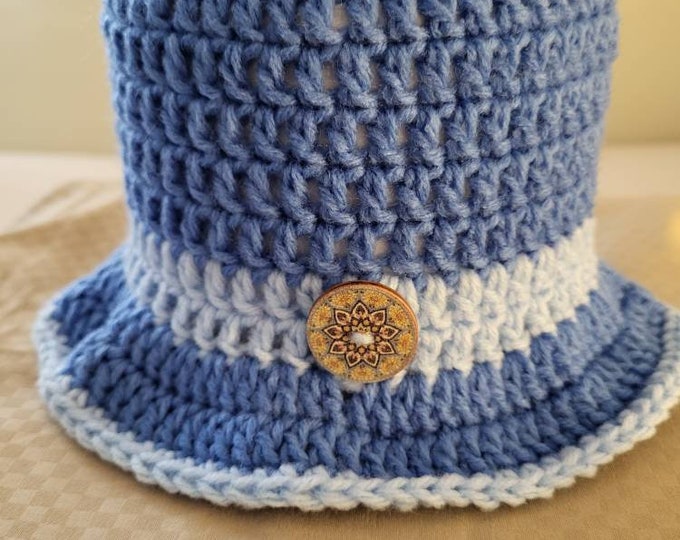Blue Toilet Paper Hat Cover - Etsy