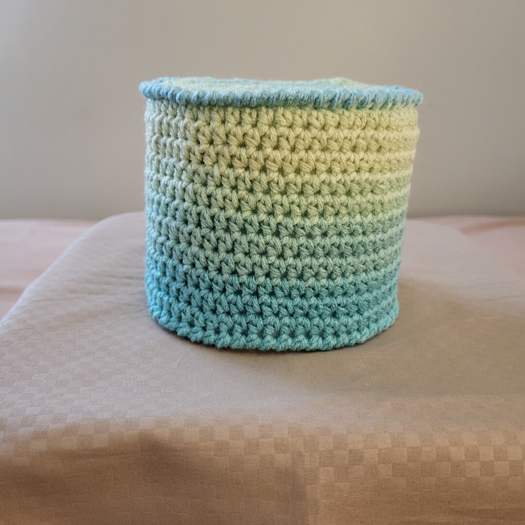 Green Ridged Toilet Paper Cover - Etsy