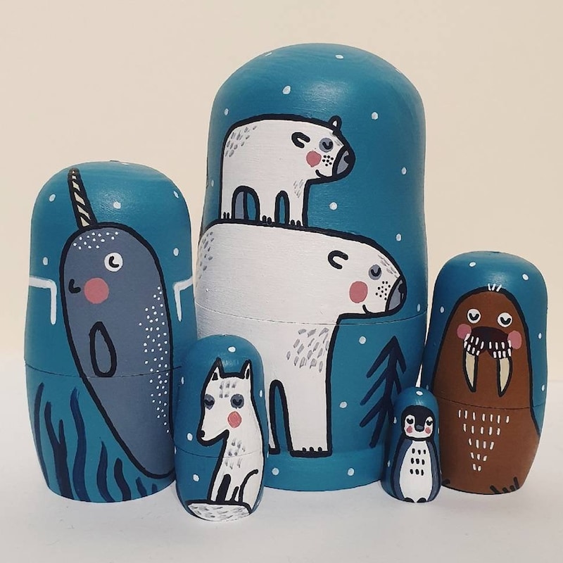 Animal Matryoshka - Etsy