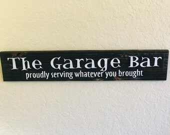 Garage Bar Sign Man Cave Personalized Last Name Family Sign - Etsy