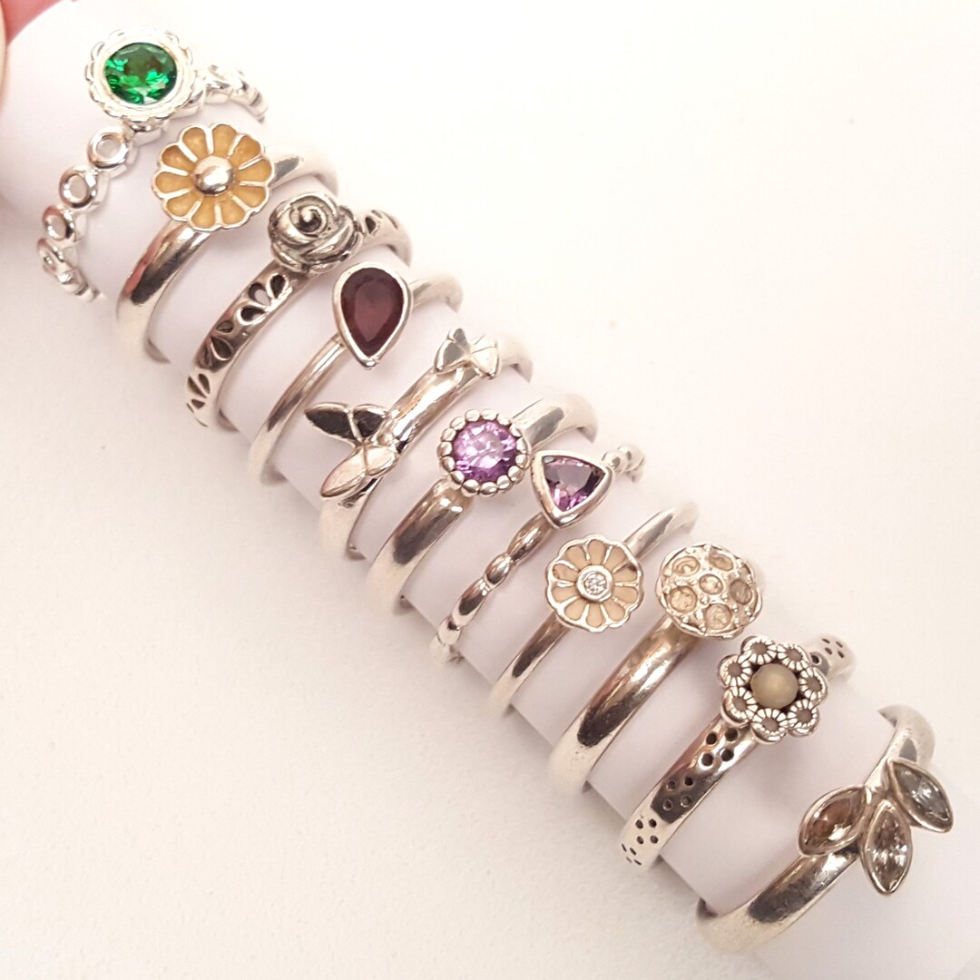 Hans Henrik Nygaard - Choice of Silver Stacking Rings - Size M ...