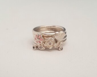 Hans Henrik Nygaard Choice of Stacking Rings Size L Denmark | Etsy