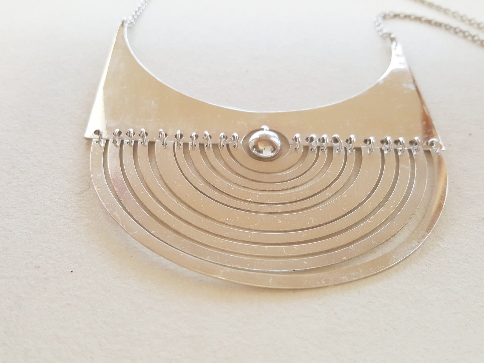 Tapio Wirkkala, puolikuu / crescent Moon Pendant, Finland, 1972 F2121A ...