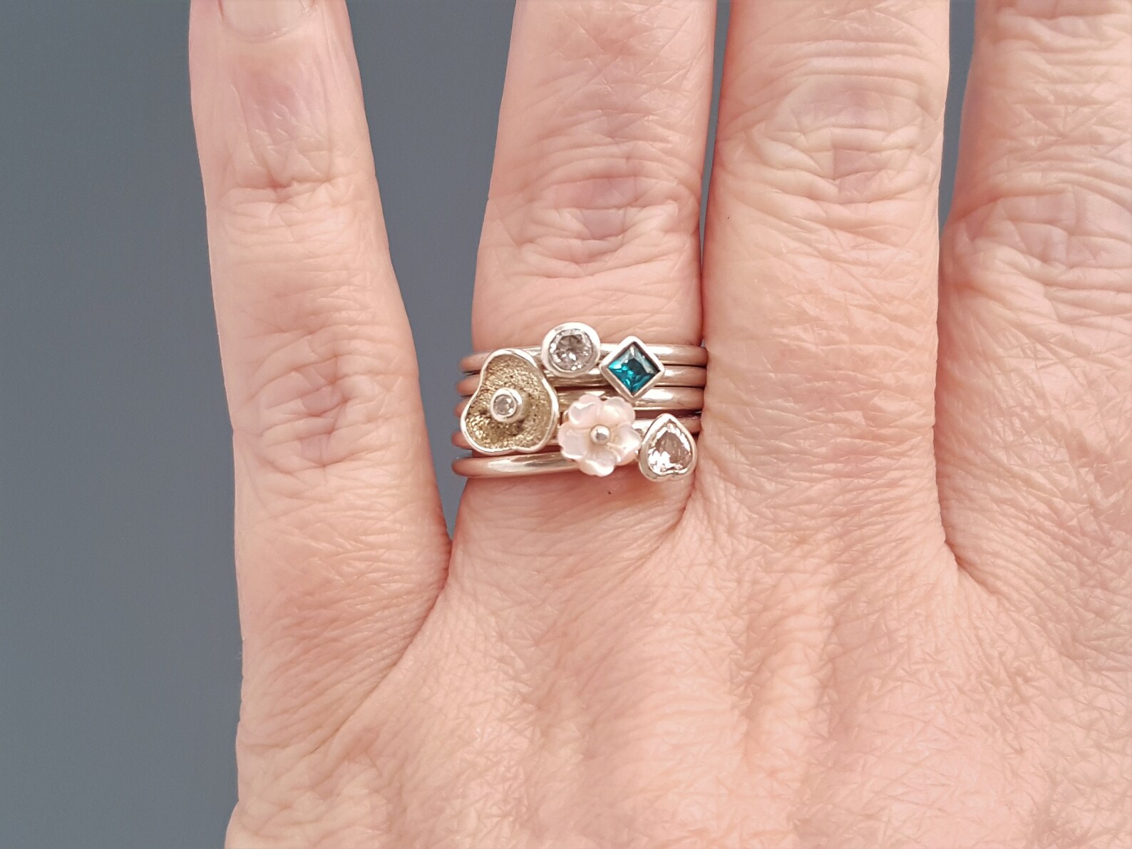 Hans Henrik Nygaard Choice of Stacking Rings Size L Denmark | Etsy