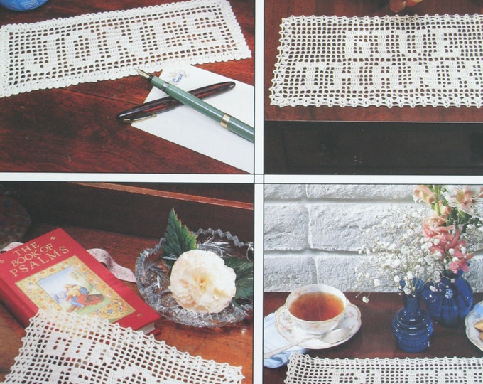 RARE Say It in Filet Crochet Pattern, Design Your Own Words in Filet ...