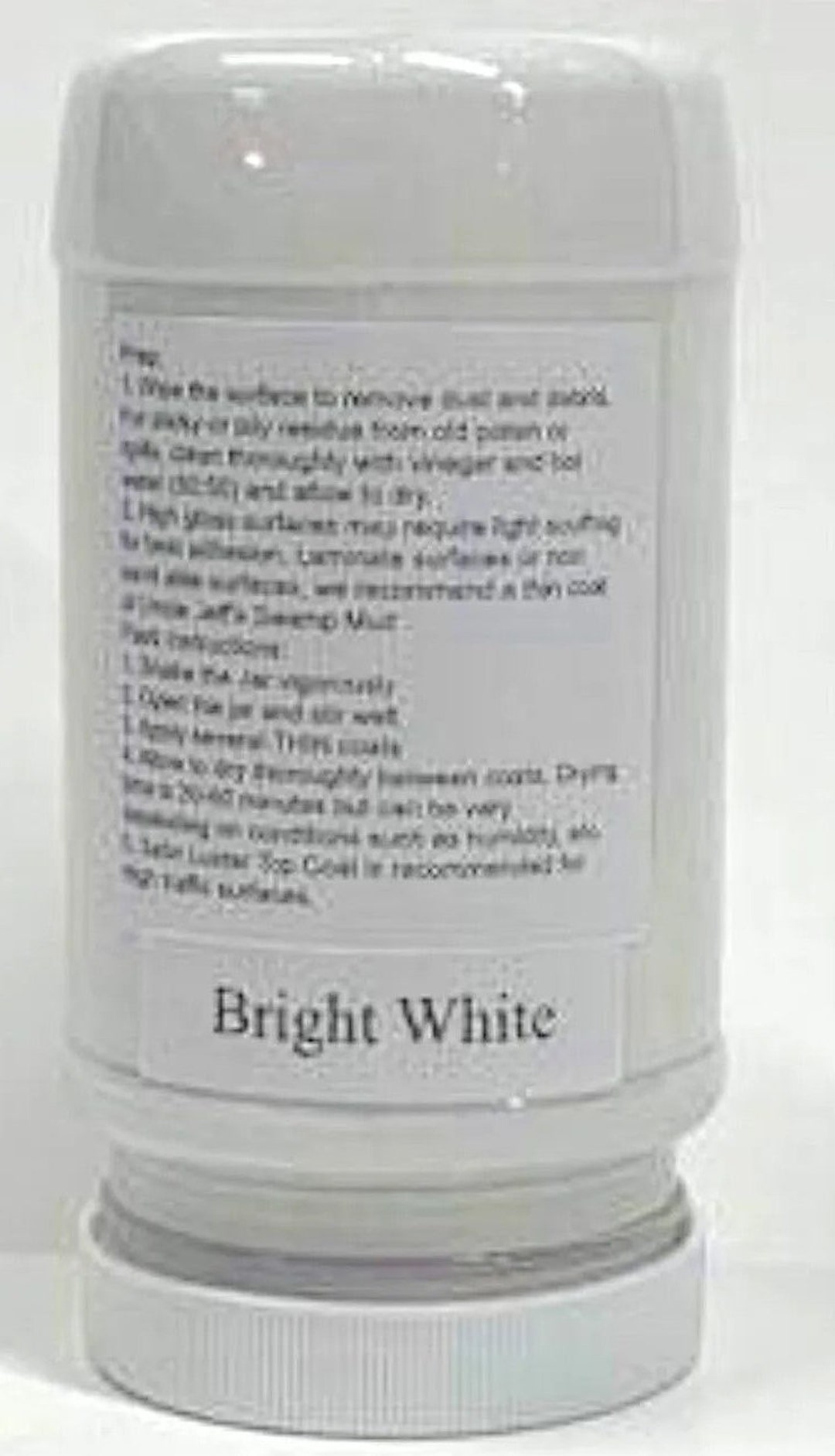 Bright White Chock Mineral Paint Supplies DIY Painting Craft Furniture ...