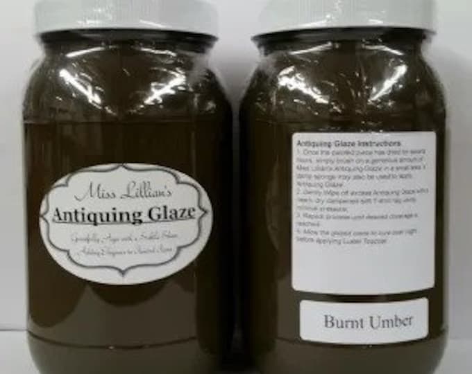 Burnt Umber Antiquing Aging Glaze DIY Crafting Furniture Paint Supplies - Etsy