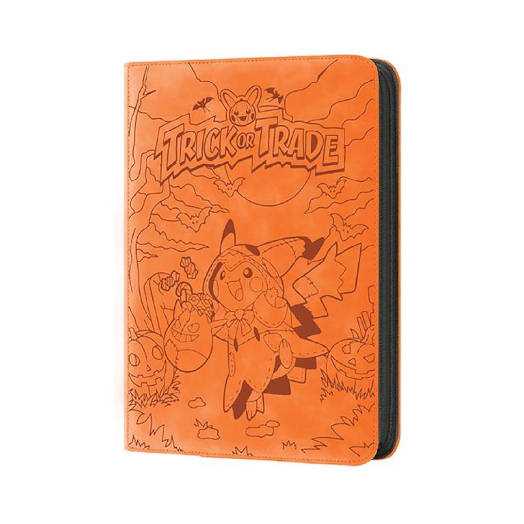 Trick or Trade Orange Pokémon TCG Custom Laser Engraved Binder - Etsy
