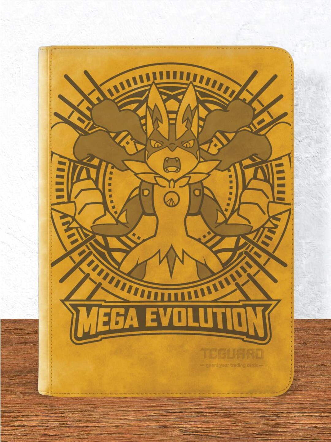 MEGA EVOLUTION - Lucario Circle- Gold Pokémon TCG Master Set Binder ...