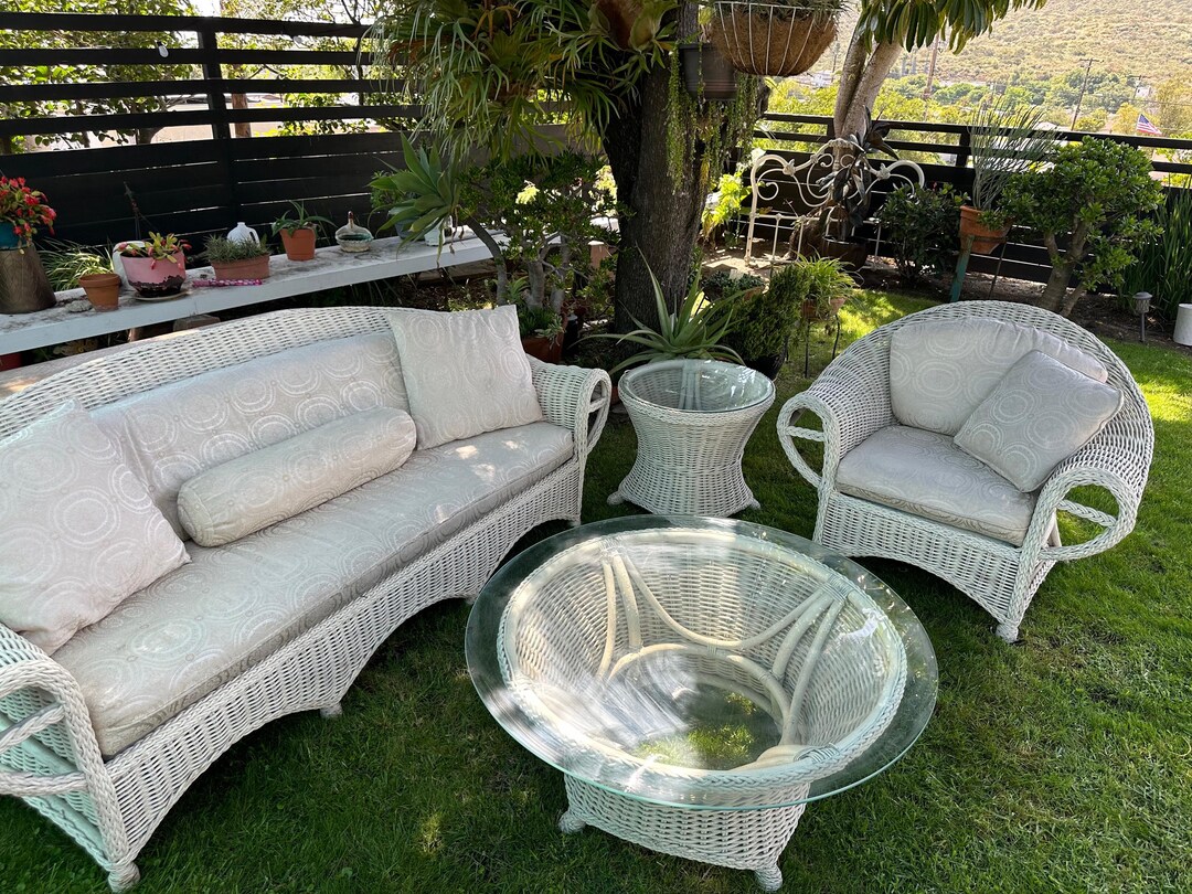 1920s HEYWOOD-WAKEFIELD Wicker Furniture Set -- (pick up Only) - Etsy