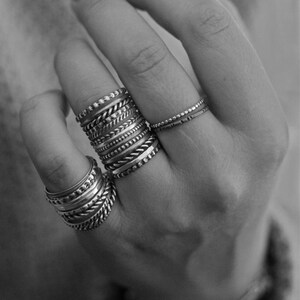 Stacking Rings, Stackable Rings, Stack Rings.sterling Silver Bands ...