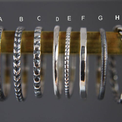 Stacking Rings Stackable Rings Stack Rings.sterling Silver - Etsy