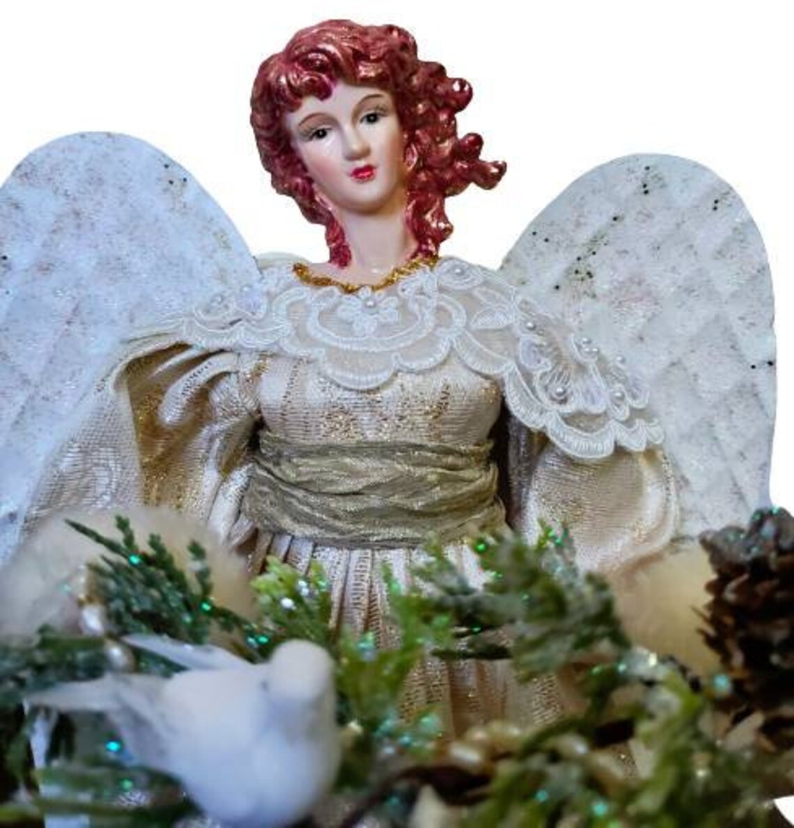 Christmas Angel Seraphim Tree Topper Celestial Christmas - Etsy