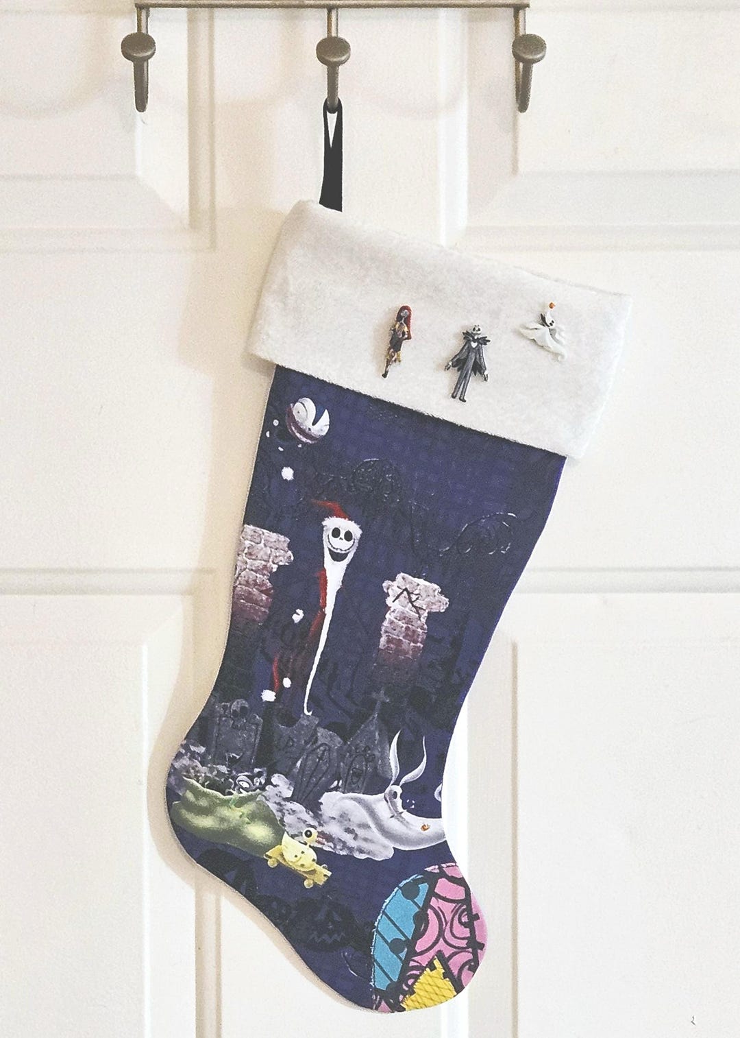 Nightmare Before Christmas Stocking, Jack Skellington, Disney, Tim ...