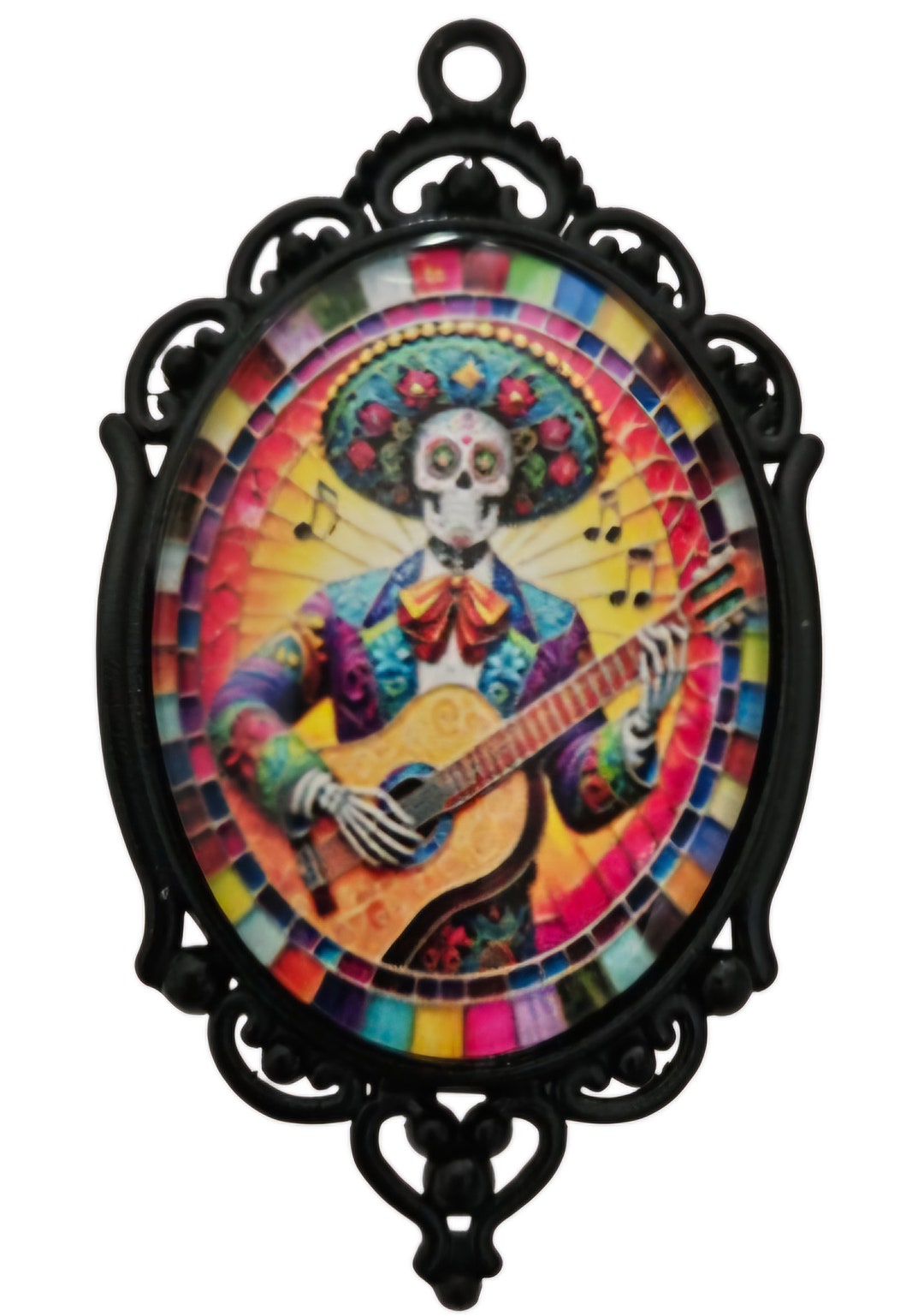 Day of the Dead, Sugar Skull, Halloween Jewelry, Goth, Mariachi ...