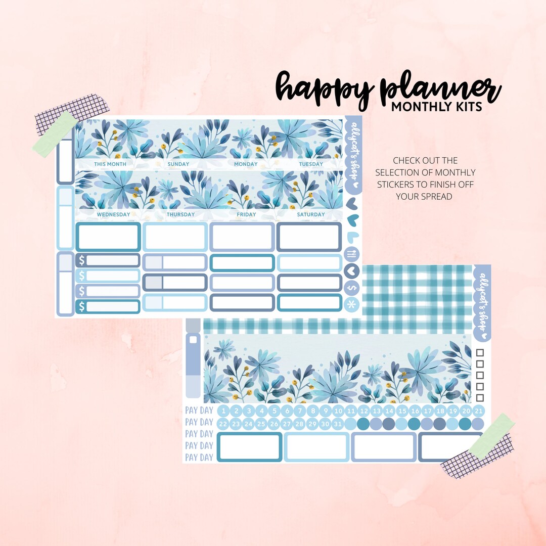 Elsa HAPPY PLANNER Stickers - Monthly Planner Stickers - Etsy