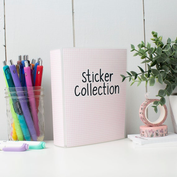 Pink Grid sticker Collection 4x6 5x7 OR 6x8 - Etsy