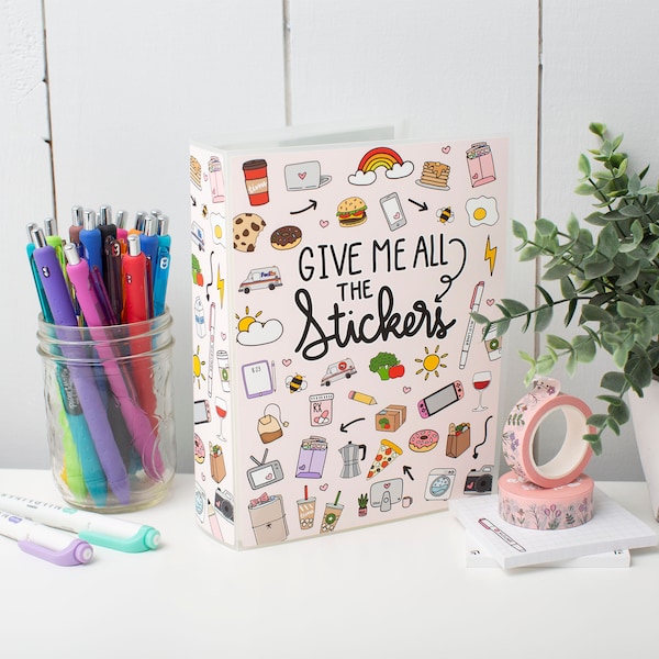 Sticker Album Reusable - Etsy