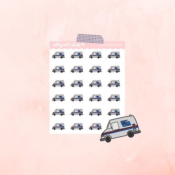 Usps Shipping Truck Icon