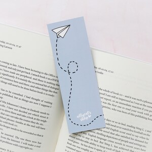 Paper Airplane Bookmark- Stationery, Bookmark - Etsy