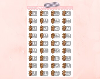 Moving Day Stickers Moving Stickers New Home Stickers House Stickers ...