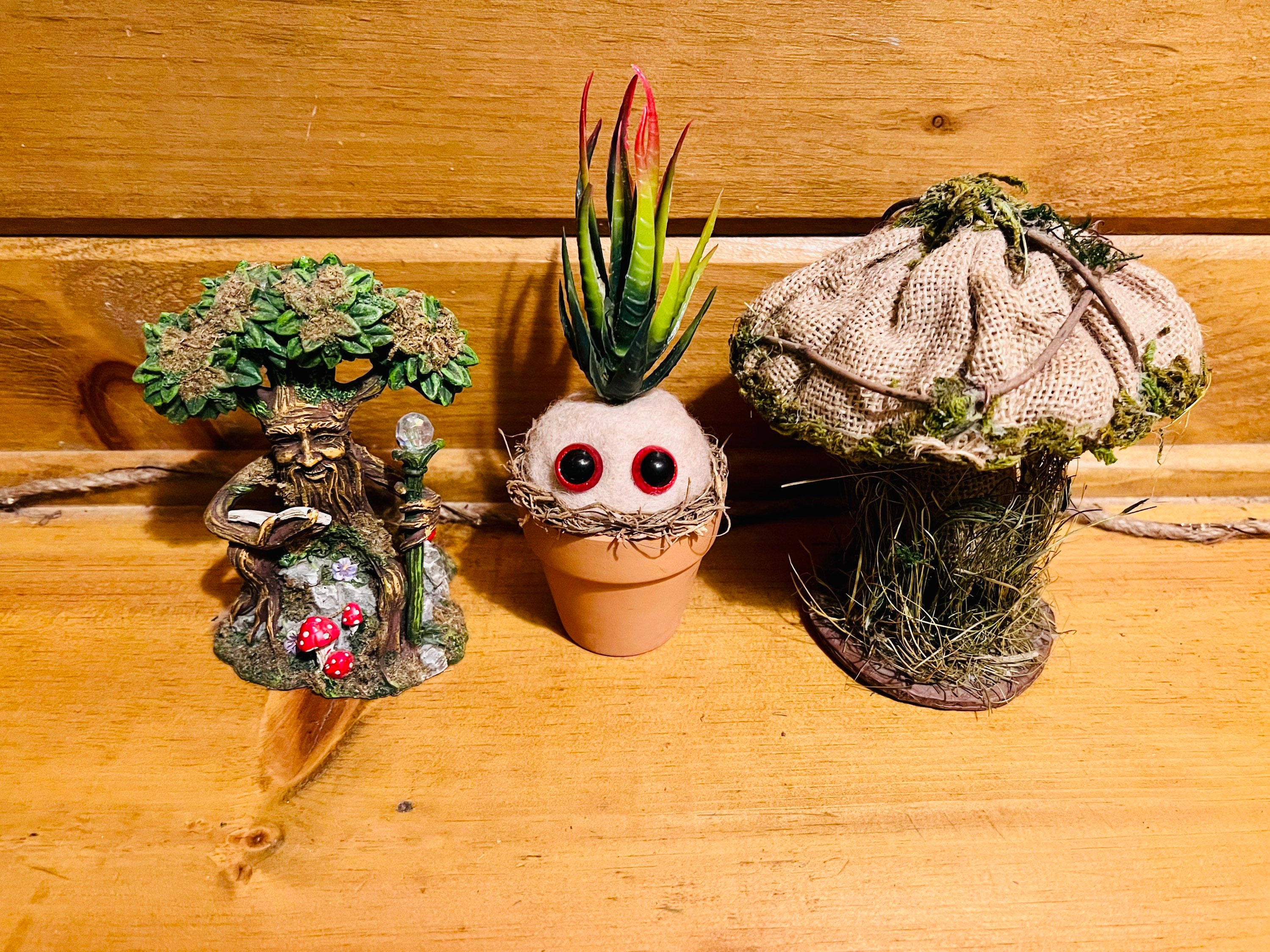 Handmade Needle Felted Potted Baby Mandrake Sprout - Etsy