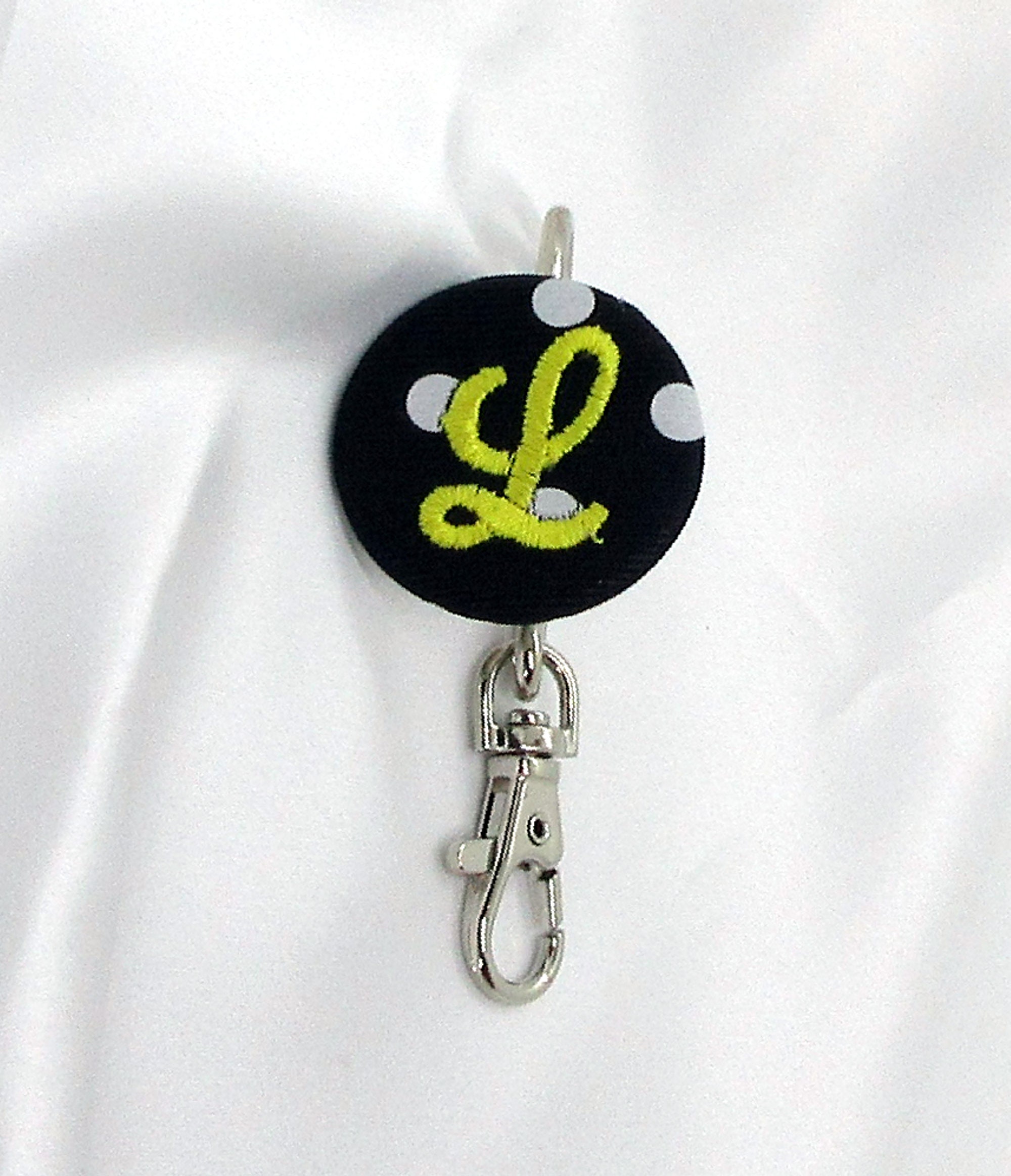 MONOGRAMMED FINDERS KEY Purse Find Keys Fast Covered Polka | Etsy