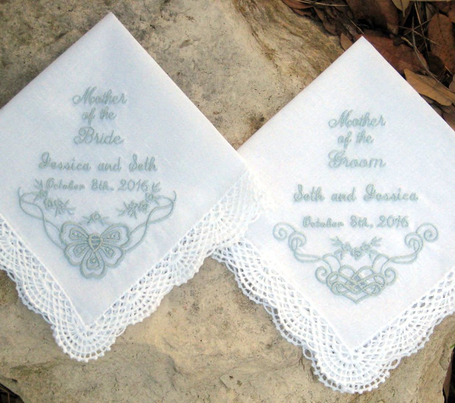 MOTHER of the GROOM or BRIDE Handkerchief Shower Gift | Etsy