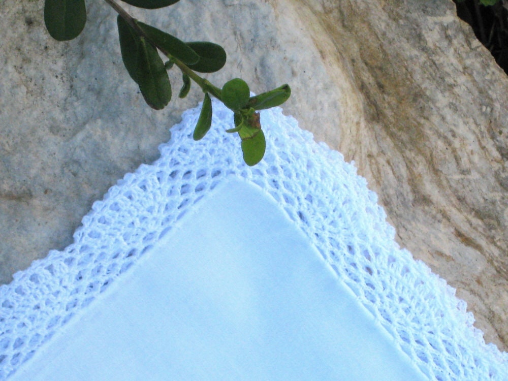 LACE WEDDING HANDKERCHIEF With a Personal Message Rolled | Etsy