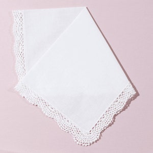 BAPTISM HANDKERCHIEF, Christening, Confirmation, Cross, Personalized ...