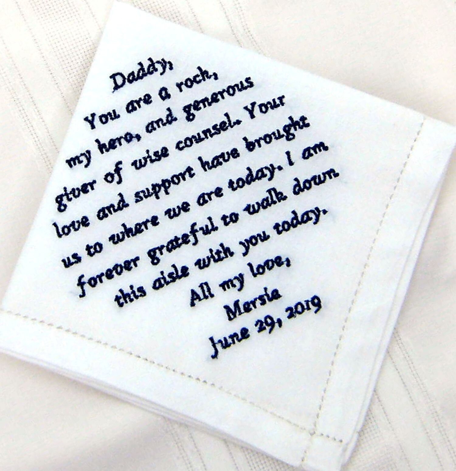 FATHER of the BRIDE/GROOM for the Groom Message | Etsy