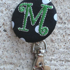 MONOGRAMMED FINDERS KEY Purse, Find Keys Fast! Covered Polka Dot ...
