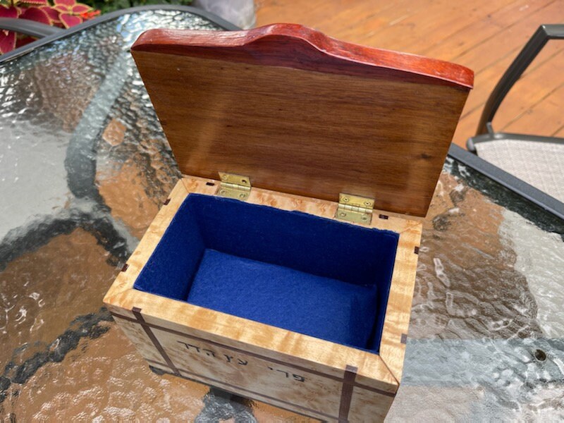 Handmade Etrog Box, Wooden Etrog Box, Jewelry Box, Keepsake Box ...
