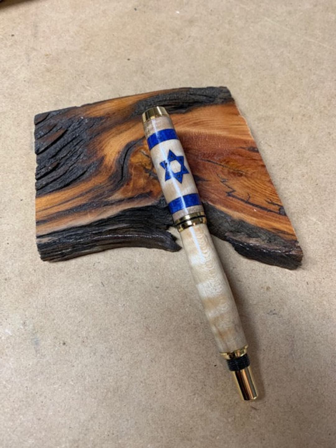 Bar Mitzvah, Judaica, Magen David, Wooden Pen, Wood, Handmade Pen ...