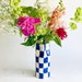 READY TO SHIP Ceramic Checkered Vase - Etsy